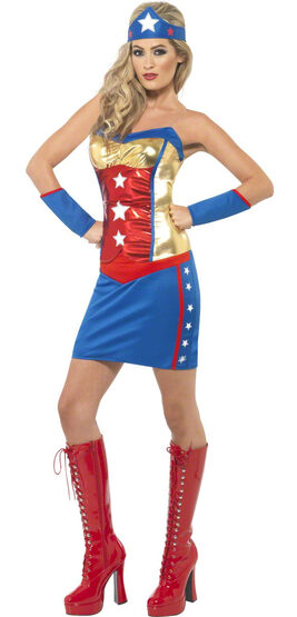 Sexy Superhero Sweetie Costume Mr Costumes